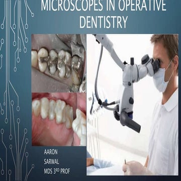 Microscopes in operative dentistry | PPTX