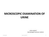 Chemical examination of urine | PPT