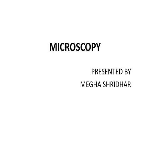 Microscopy | PPT