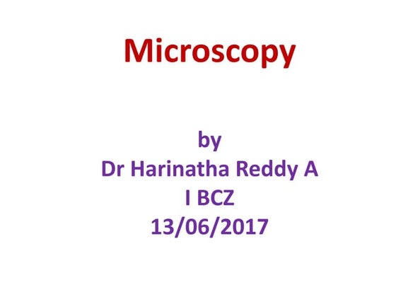 compound microscope (basic) | PPTX