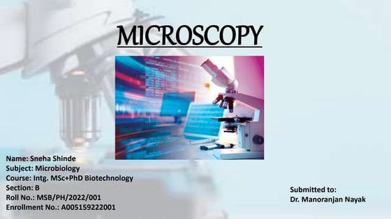 Microscope | PPTX