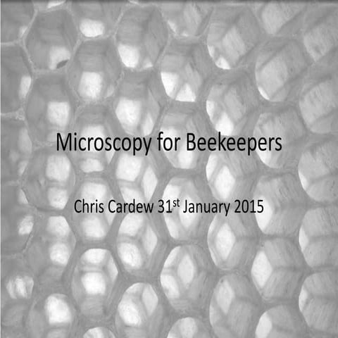 Microscopy for beekeepers | PPTX
