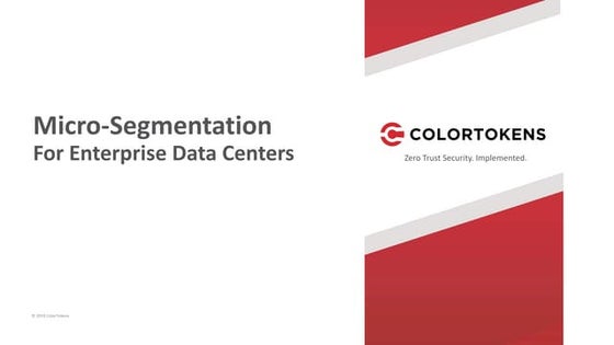 Secure your workloads with microsegmentation | PPT