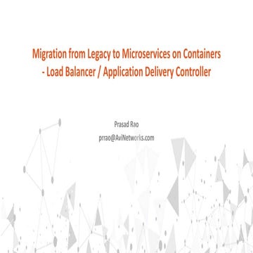 Migration from Legacy to Microservices on Containers | PPT