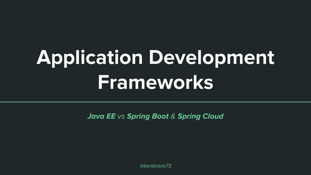 Microservices Java Ee Vs Spring Boot And Spring Cloud Ppt
