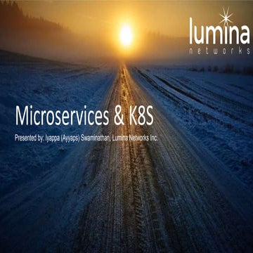 Microservices K8S | PPTX | Cloud Computing | Internet
