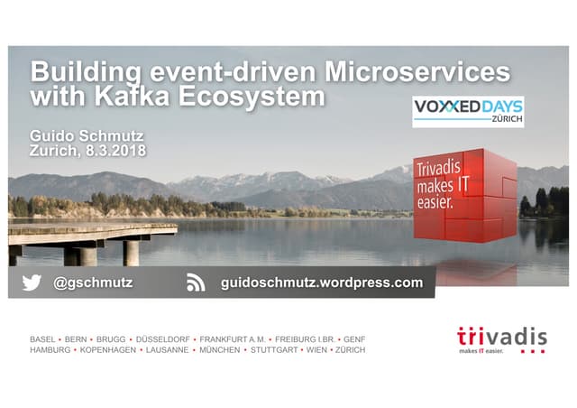 Building event-driven Microservices with Kafka Ecosystem | PDF Building event-driven Microservices with Kafka Ecosystem | PDF