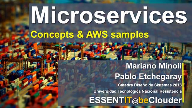 Microservices Concepts | PPT Microservices Concepts | PPT