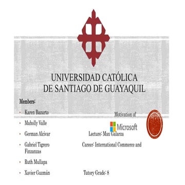 Microsoft´s labor motivation | PPT