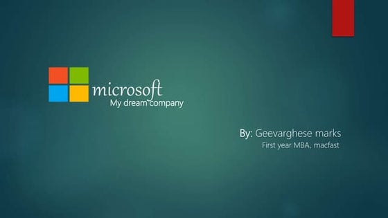 Microsoft | PPT