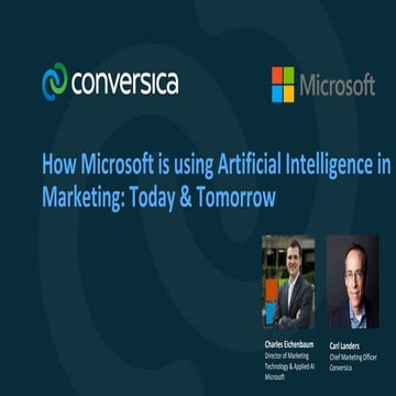 How Microsoft is Using Artificial Intelligence in Marketing: Today and ...