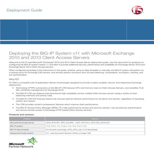 Microsoft exchange-2010-2013-iapp-dg | PDF
