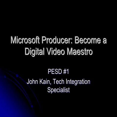 microsoft producer | PDF