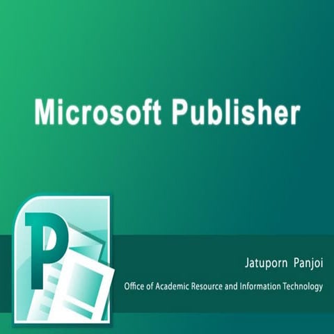 Microsoft publisher-2010 | PDF