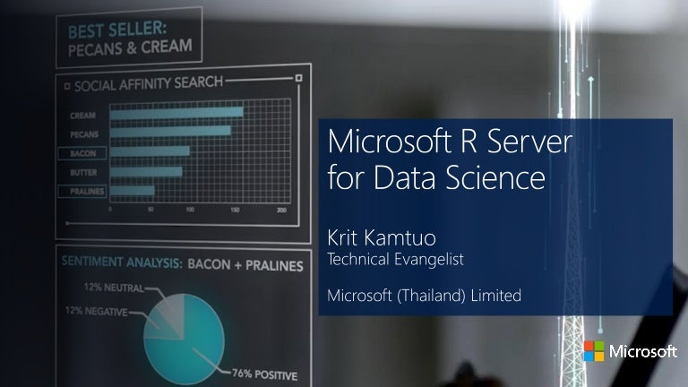 Microsoft R Server for Data Sciencea