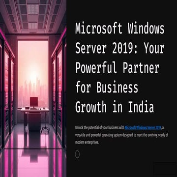 Microsoft Windows Server 2019 License Provider, Dealer, Distributor ...
