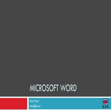 Microsoft Word | PPT