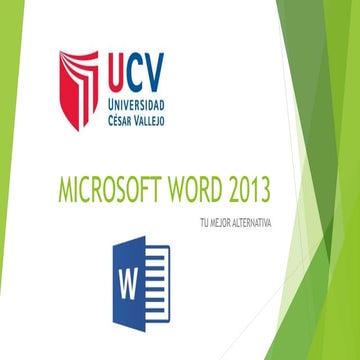 Microsoft word 2013 | PPTX