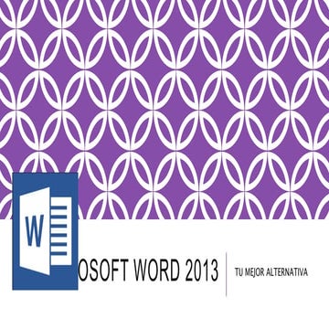 Microsoft word 2013 | PPTX