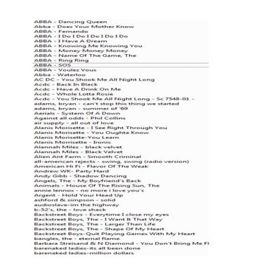 Microsoft Word Karaoke Songs For Wedding Go | PDF