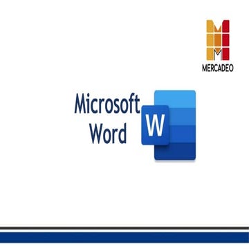 Microsoft-Word Clase Informatica.pptx para principiantes | PPTX