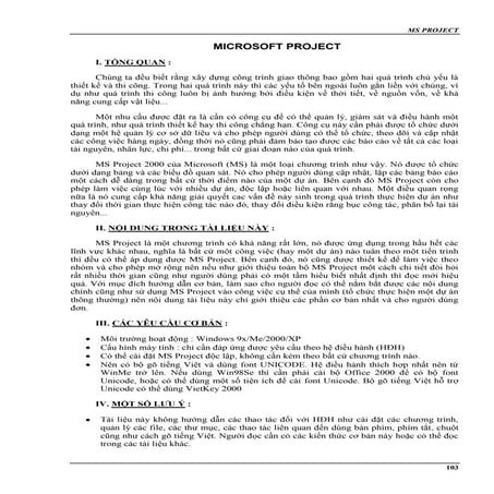 Microsoft%20 Project | PDF