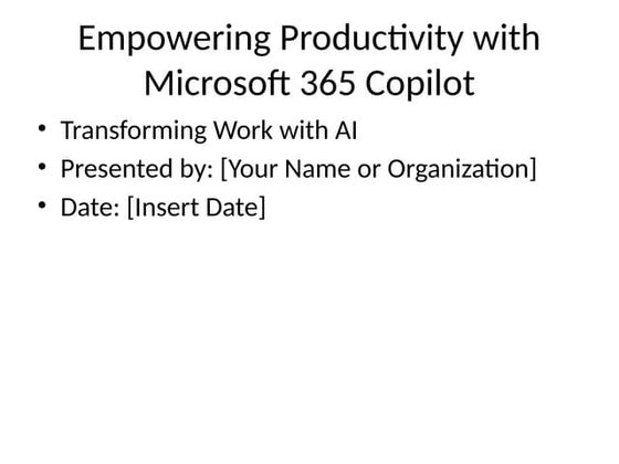 Boosting Workplace Efficiency with Microsoft Copilot: Benefits & IP Risk Management | PDF
