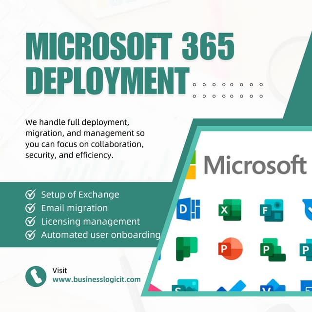 Microsoft 365 Migration Vancouver - Business Logic IT Services | PDF