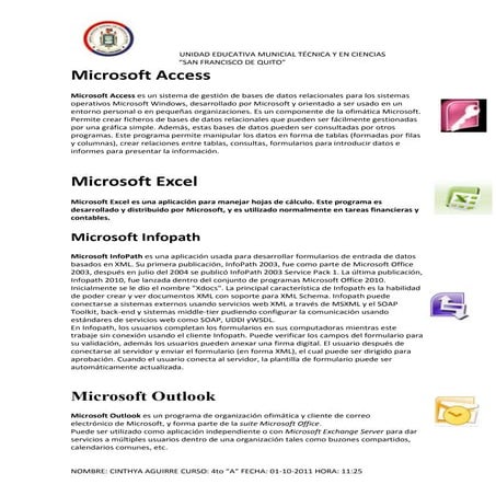 Microsoft access | DOCX