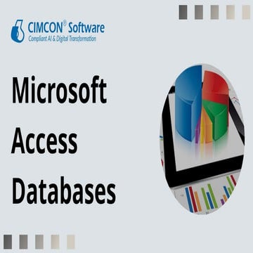 21 CFR Part 11 Compliance Solution for Access Databases - Cimcon Software | PDF