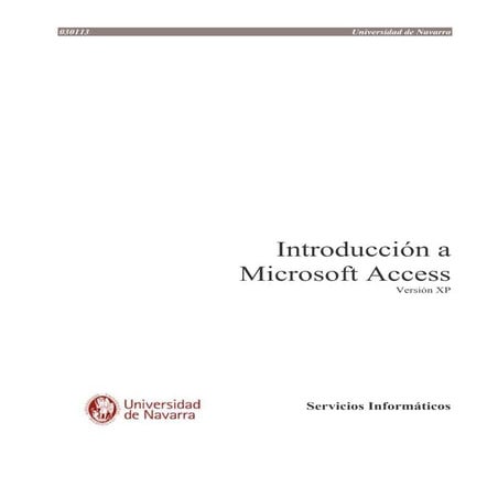 Microsoft Access Xp | PDF