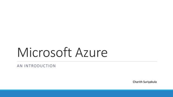 Azure Cloud Ppt Pptx Cloud Computing Internet