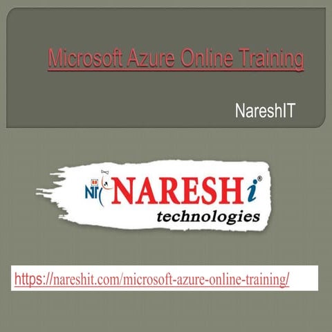 Microsoft Azure Online Training | PPTX