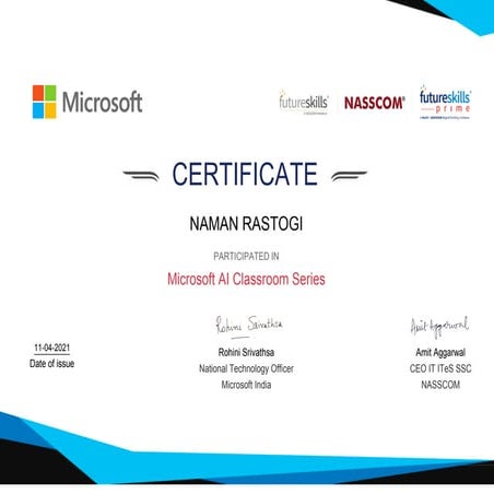 Microsoft certificate | PDF