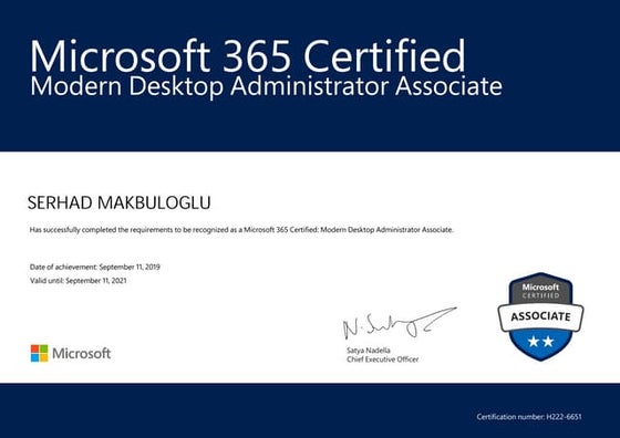 MICROSOFT 365 CERTIFIED: ENTERPRISE ADMINISTRATOR EXPERT | PPT