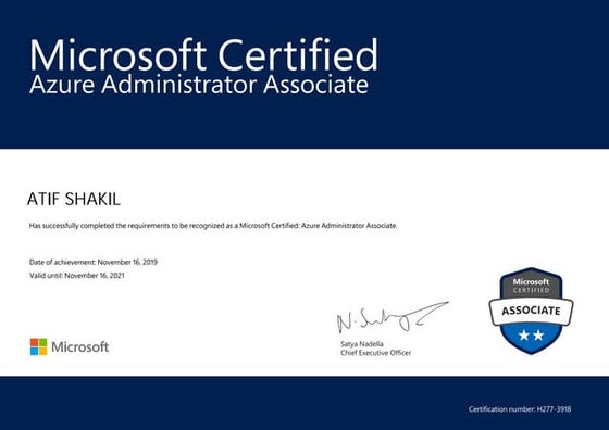 Microsoft Certified Associate: Azure Administrator AZ-104 | PPT