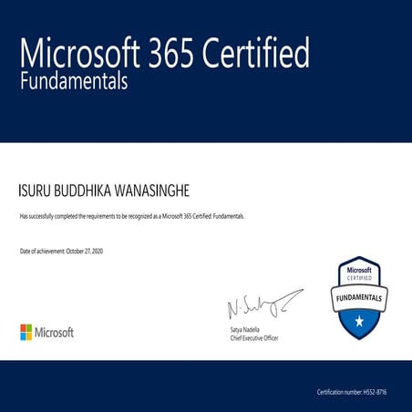 MS 900 - Microsoft 365 Fundamentals | PDF
