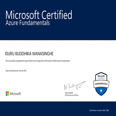 Microsoft Certified Azure Fundamentals | PDF | Cloud Computing | Internet