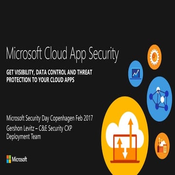 Microsoft Cloud App Security Pdf Technology And Computing