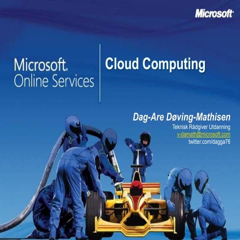 Microsoft Cloud Computing | PPTX