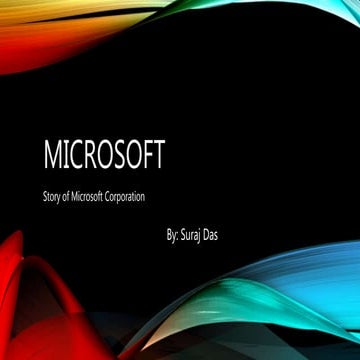 Microsoft corporation | PPT