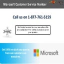 Dial Microsoft customer service number 1-877-761-5159