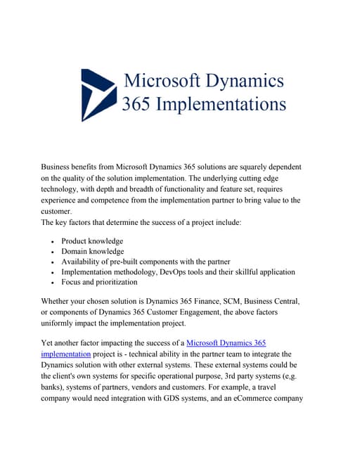 Dynamics 365 CRM Introduction | PPT