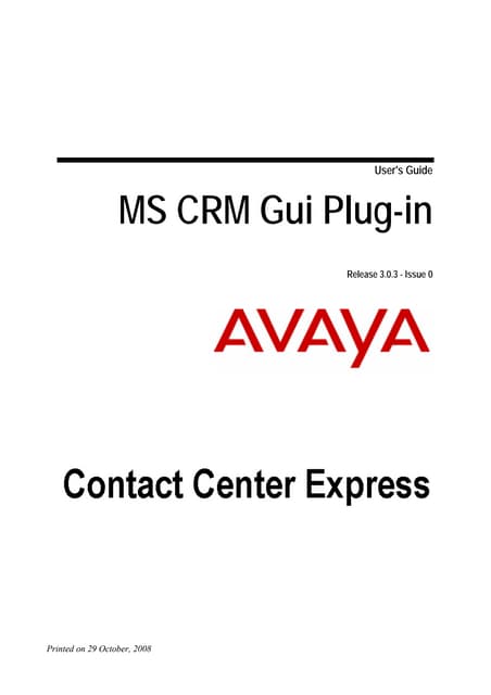 Microsoft Dynamics Crm Plug In User Guide Pdf