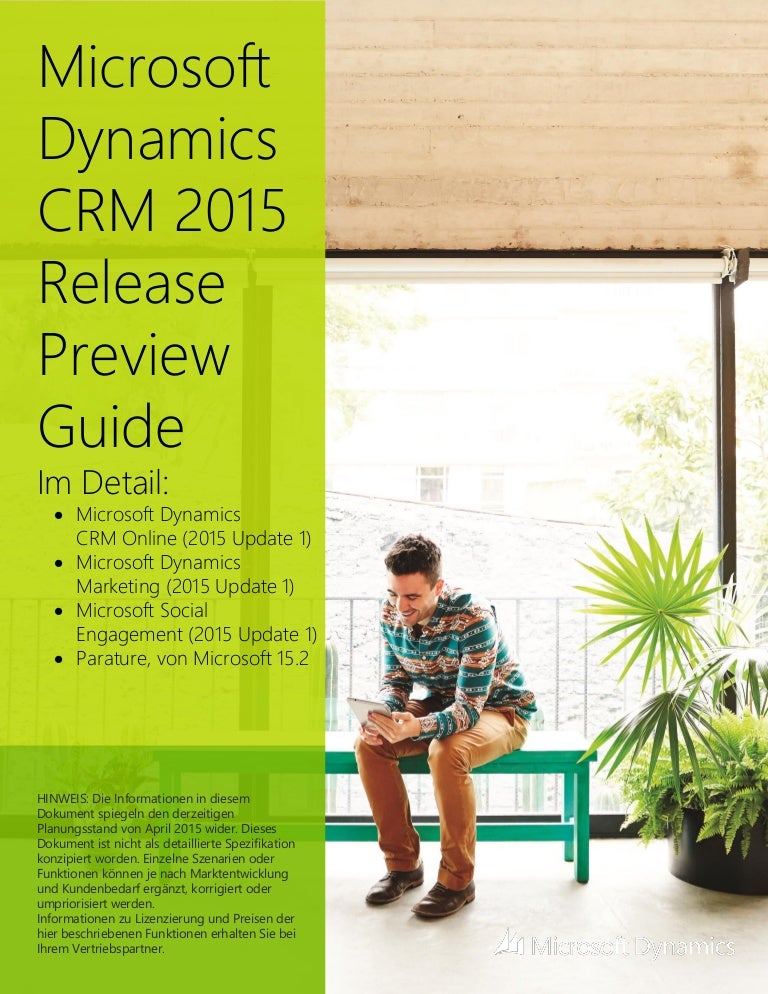 Microsoft dynamics crm_2015_release_preview_guide