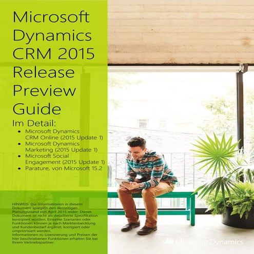 Microsoft dynamics crm_2015_release_preview_guide | PDF