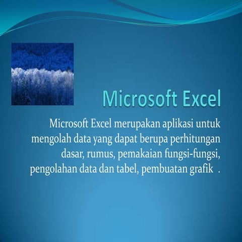 Microsoft excel | PPT