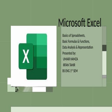 Microsoft Excel.pptxhogkvkgkvkgkgkvkvkggkgkg | PPTX