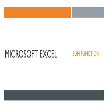 Microsoft Excel_Function-SUMmmmmmmm.pptx