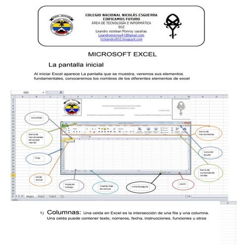 Ventana de Excel - Partes y Elementos de Excel.pdf